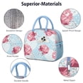 Farmhouse Peony Lunch Box – Vintage Flower Design, Insulated for Office ...