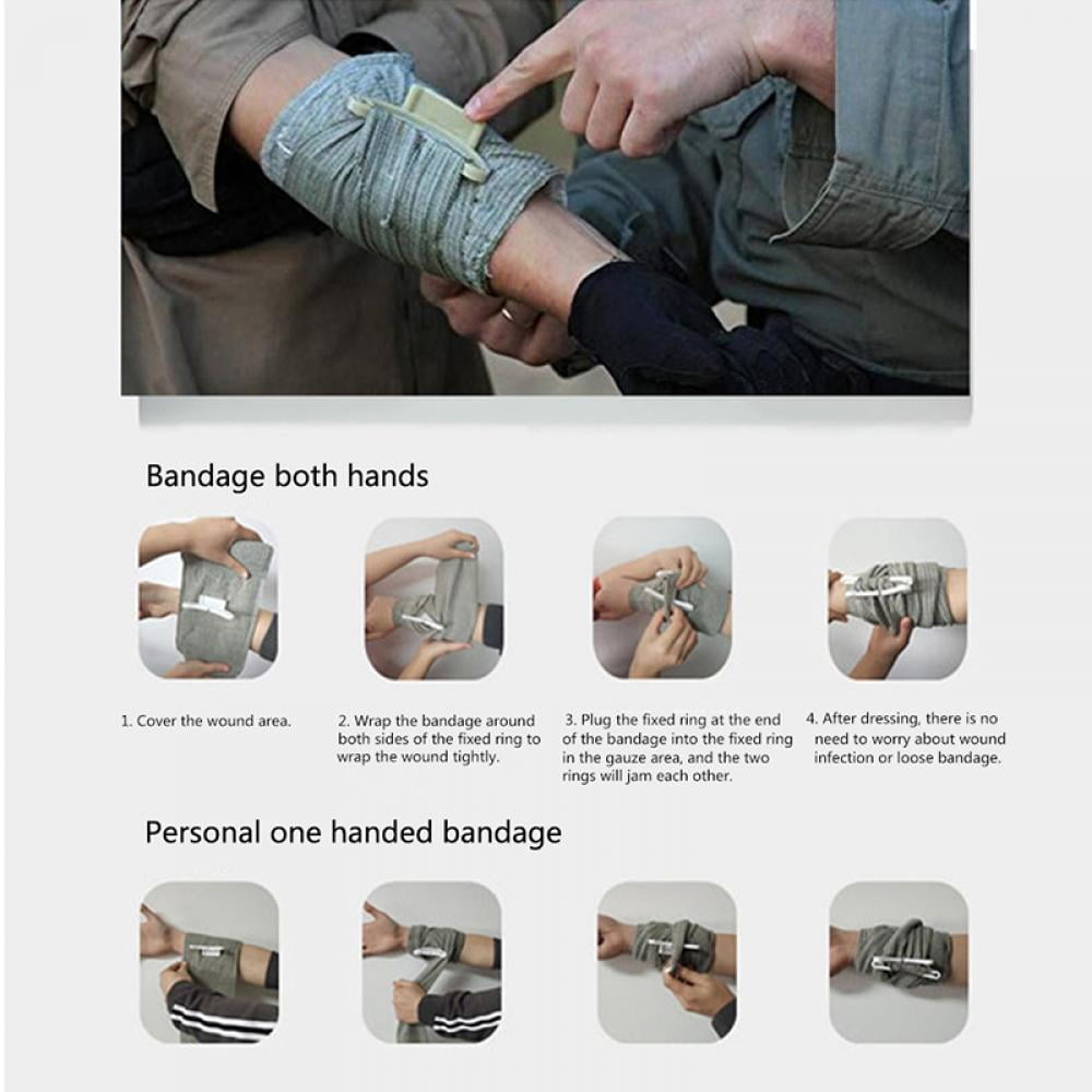 Crowdstage 4" Israeli Bandage Battle Dressing First Aid Compression ...