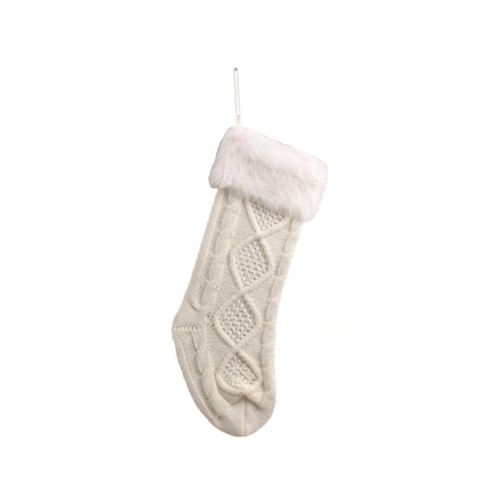 Click here for Boreal Craft Christmas Large Knitted Stocking Fest... prices