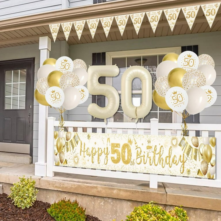 50th Birthday Banner Ideas