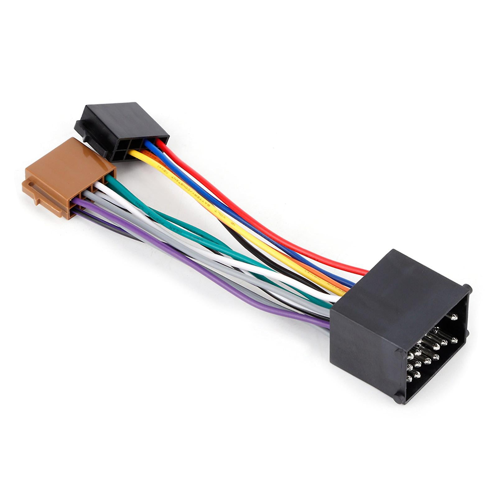 Wiring from 16-pin port of car stereo harness to MINI ISO 8-pin plug ...