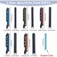 20Pcs 5 Styles Plastic Fishing Thread Spool Fishing Line Winders Rope ...
