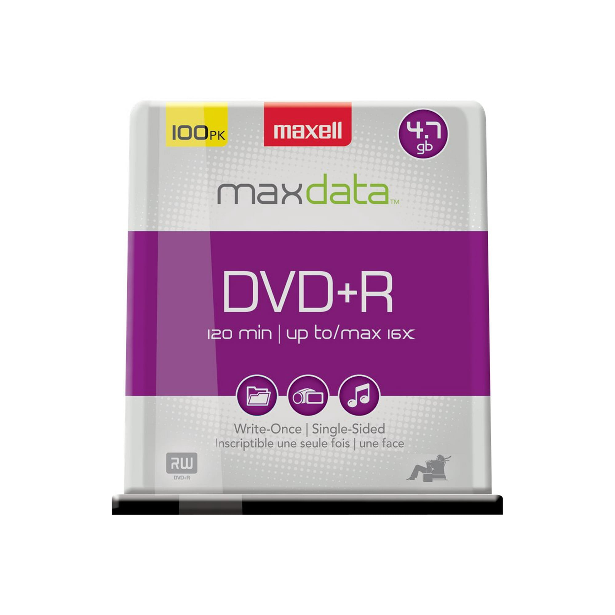Click here for Maxell - 100 X Dvd+R - 4.7 Gb 16x - Spindle 4.7 Gb prices