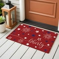 4th of July Bathroom Mat 2x3 FT, Non Slip Small Kitchen Mat, Blue White ...