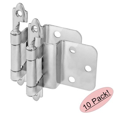 Ravinte 60 Packs 30 Pairs 3/8" Inset Inset Cabinet Hinges Matte Black ...