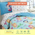 Wildkin Kids Microfiber Sheet Set for Boys and Girls - Twin (Mermaids ...
