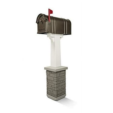 Simplay3 422030-01 Dig-Free Universal Mailbox Post, No Digging, Durable ...
