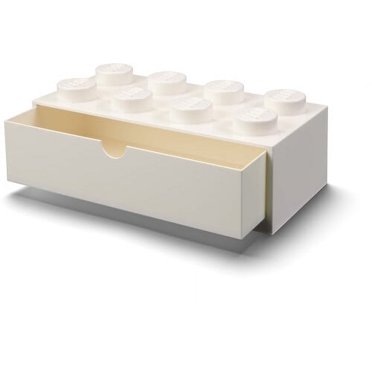 LEGO Desk Drawer Stackable Storage with 4 Knobs, in Red - Walmart.com