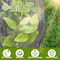 2 Pack Fruit Tree Netting Bags with Zipper and Drawstring, 6 x 6ft ...