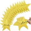 24pcs Paper Gold Stars Decorative Star Cutouts Gold Stars for Bulletin ...