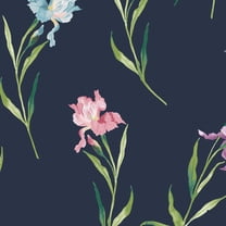 Laura Ashley Belvedere Midnight Wallpaper - Walmart.com