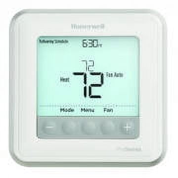 Honeywell T6 Pro Programmable Thermostat, 2 Heat/1 Cool, Electric ...