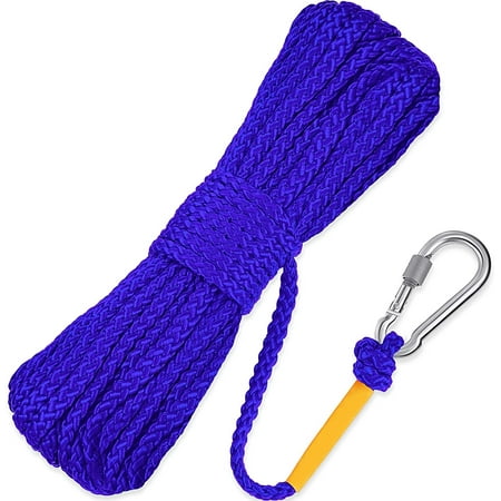 Hollow Braided Polypropylene Line Rope Heaving Line with Spring Hook ...