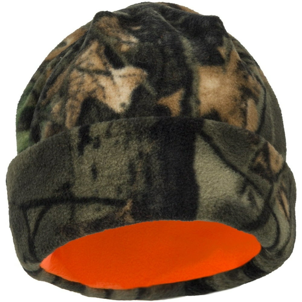 TrailCrest - Men's Camo Reversible Beanie Color: BLAZE ORANGE-84, Size ... TrailCrest - Men's Camo Reversible Beanie Color: BLAZE ORANGE-84, Size ...