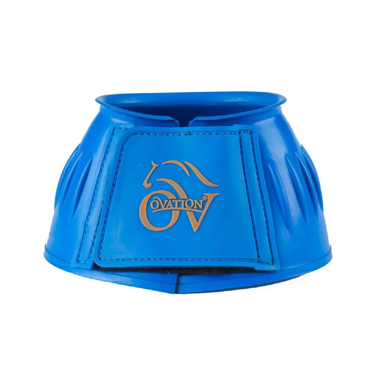 Ovation® Professional Ribbed Hook and Loop Bell Boot (XXL, Bright Blue ...