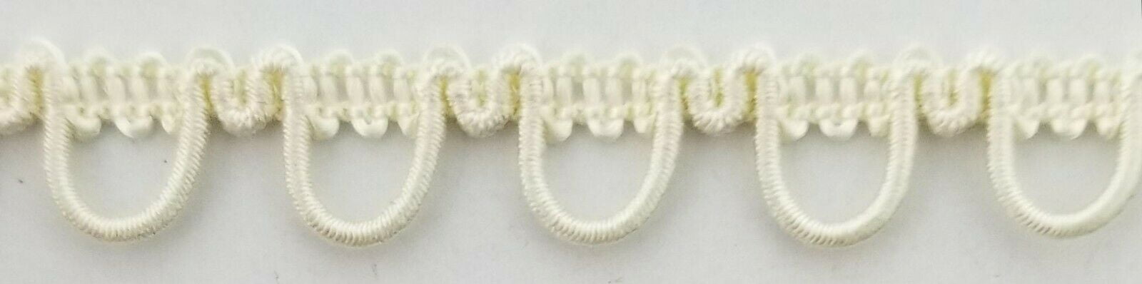 Bridal Button Loop Elastic Braid Trimming - 12 Continuous Yards - Many ...
