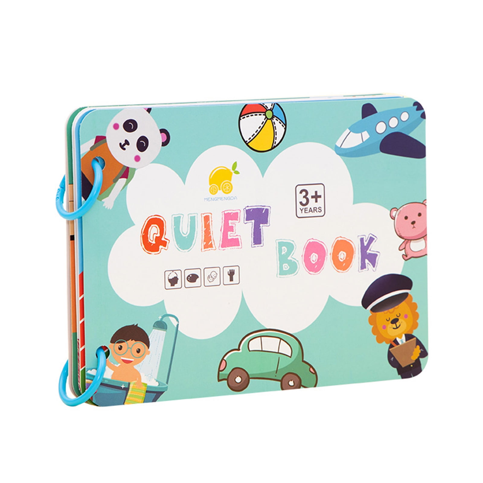 Montessori Quiet Book for Toddlers, Montessori Busy Book for Kids to ...