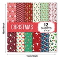 CCOCC 2026 New Christmas Scrapbook Paper 12 Sheets-Santa Snowflake ...