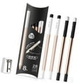 2B Exam Pencils Drawing Pencils Writing Pencils Grooved Triangular ...