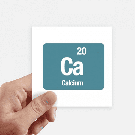 Ca Calcium Checal Element Science Sticker Square Waterproof Stickers ...