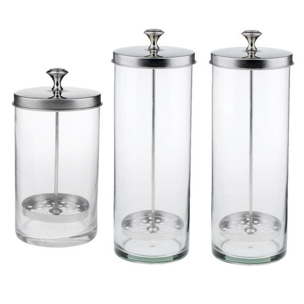 3pcs Jar Glass Sanitizing Jar for Barber Tools - Walmart.ca