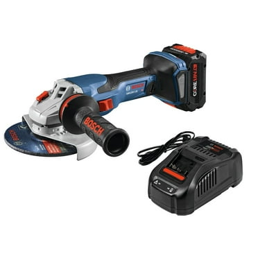 Restored Premium Bosch GWX18V-8N-RT 18V Brushless Lithium-Ion 4-1/2 in. Cordless X-LOCK Angle ...