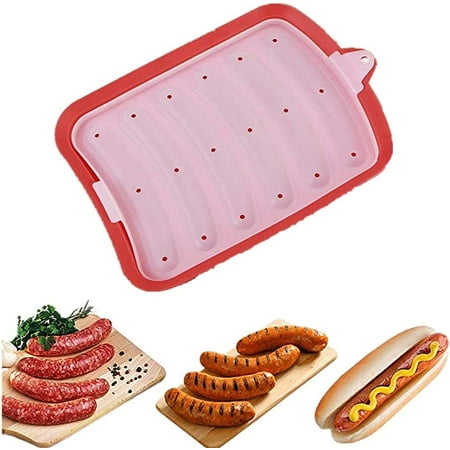 JOYWEI Silicone Sausage Ham Hot Dog Mold Ham Mold Sausage Mold Sausage ...