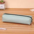 AYktou Solid Color Pencil Case, Large Capacity Dirt-Resistant ...