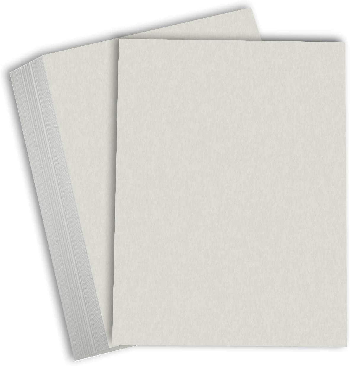 Hamilco Colored Cardstock Paper Gray Bristol Vellum Card Stock for ...