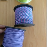 Paracord Cord 100 Feet 3 Strands Micro Parachute Spool Cord Nylon Rope ...