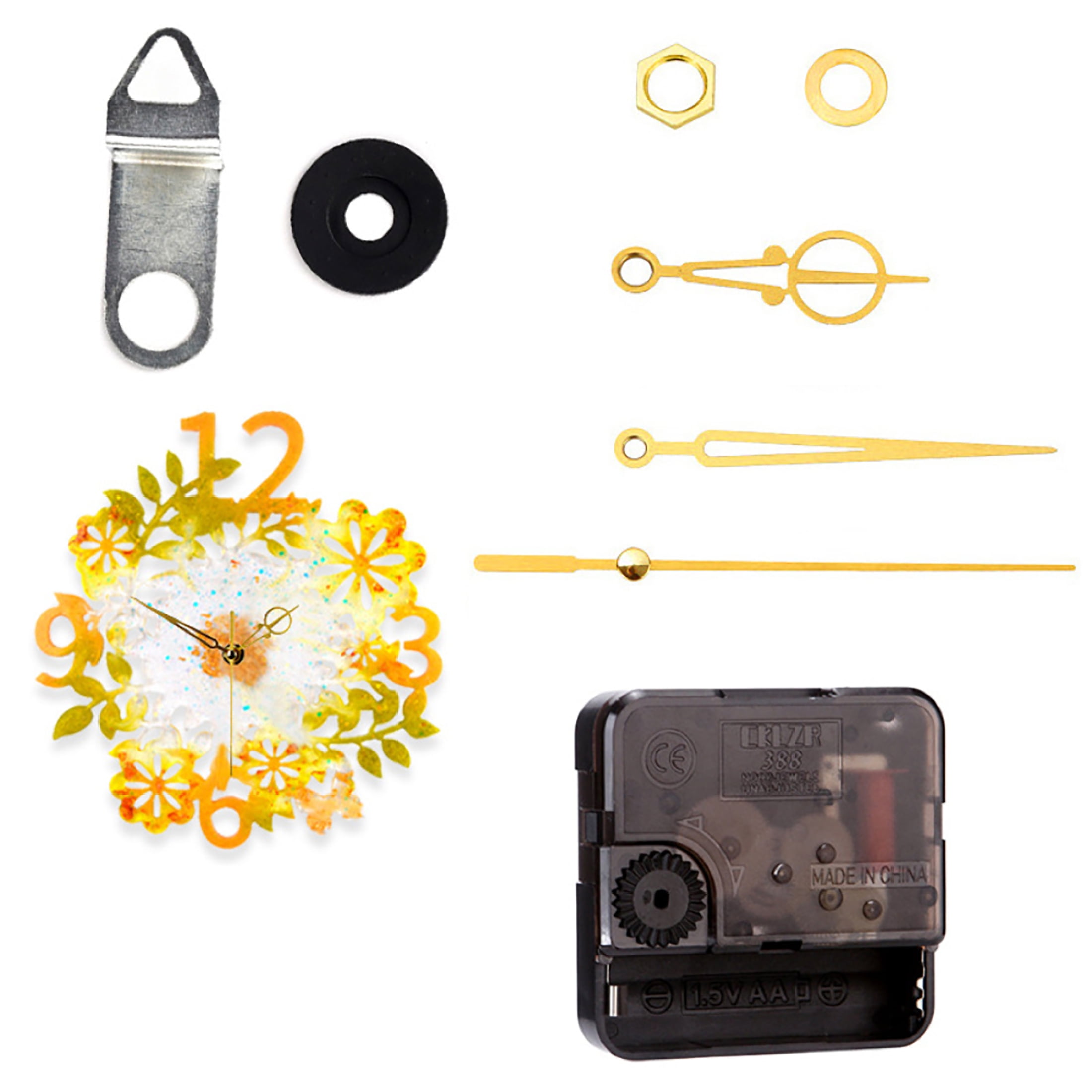 LICHENGTAI DIY Clock Movement Pointer Mold Silicone Pendulum Repair ...