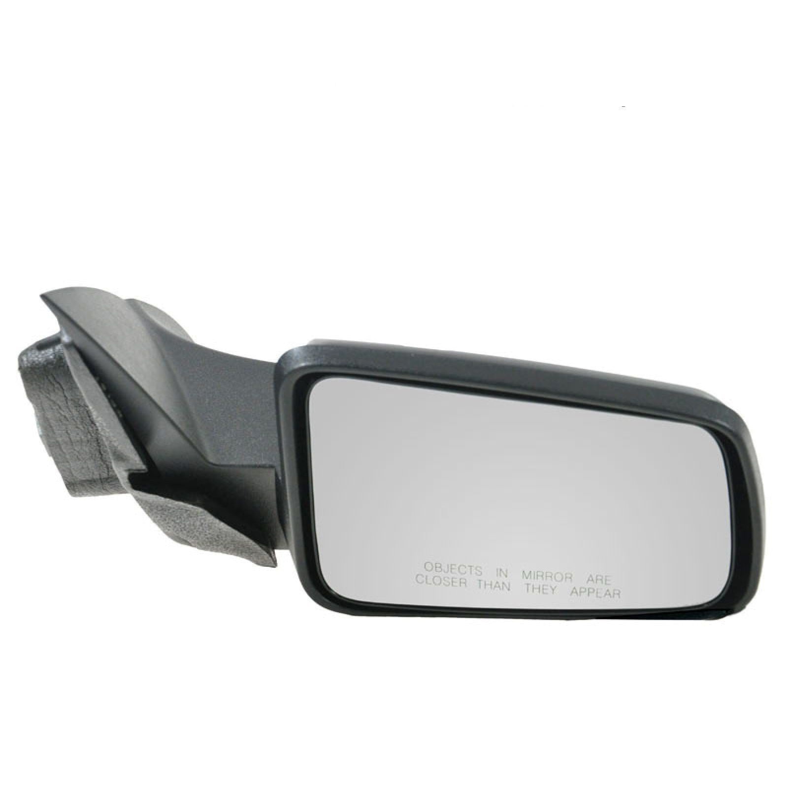 Textured Black Power Side Mirror w/ Gloss Cap Passenger Right For 08-11 ...
