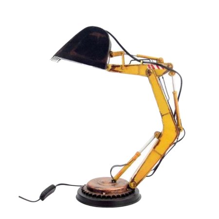 Small Home Decor USB Powered Digger Desk Lamp Durable Industrial Style ...