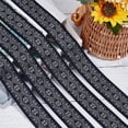 Ethnic style Embroidery Polyester Ribbons Jacquard Ribbon Garment ...