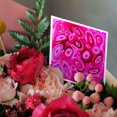 3drose, Abstract Pink Magenta Surreal Flowing Sci Fi Cells Hearts, 6 ...
