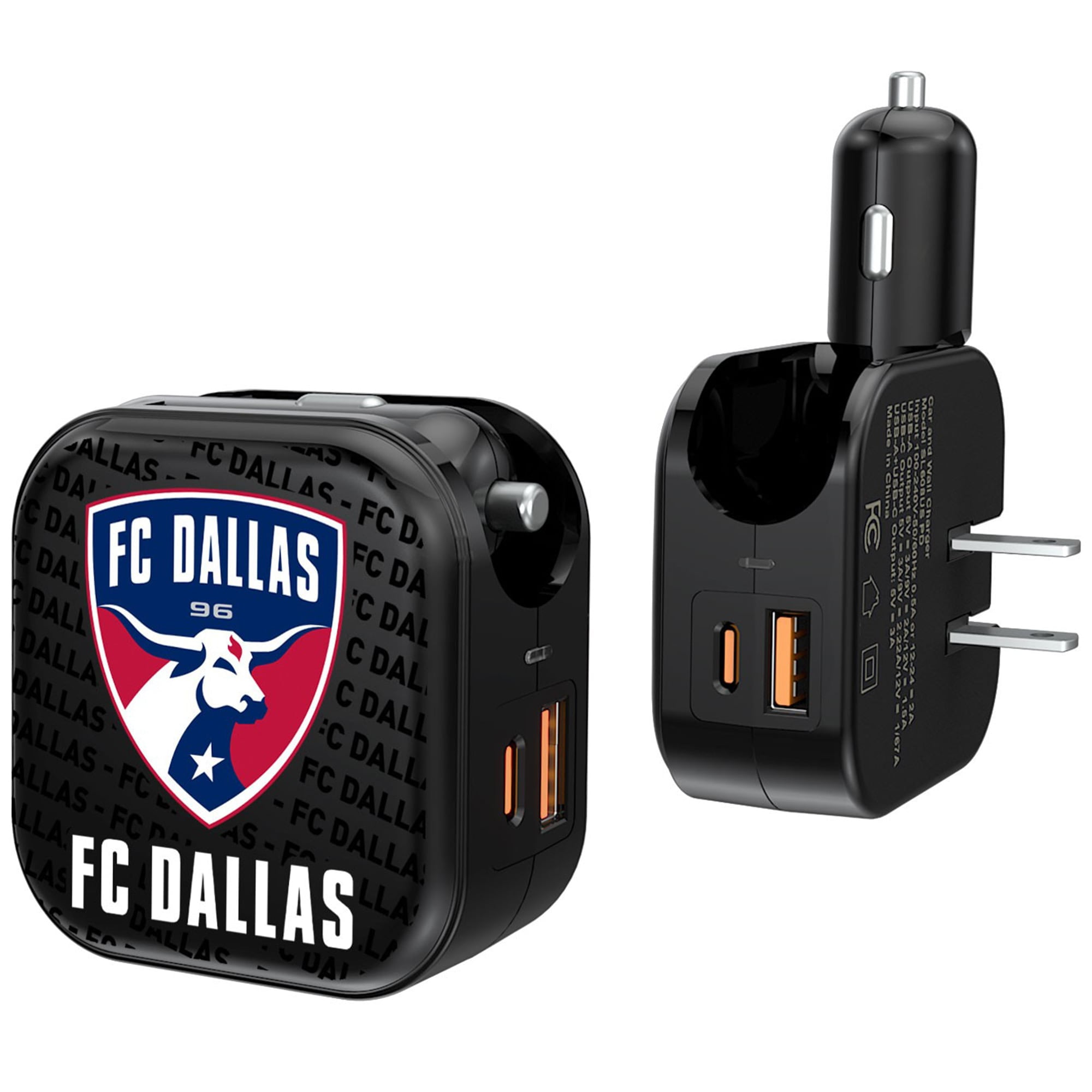 FC Dallas Text Backdrop Design USB Charger - Walmart.com