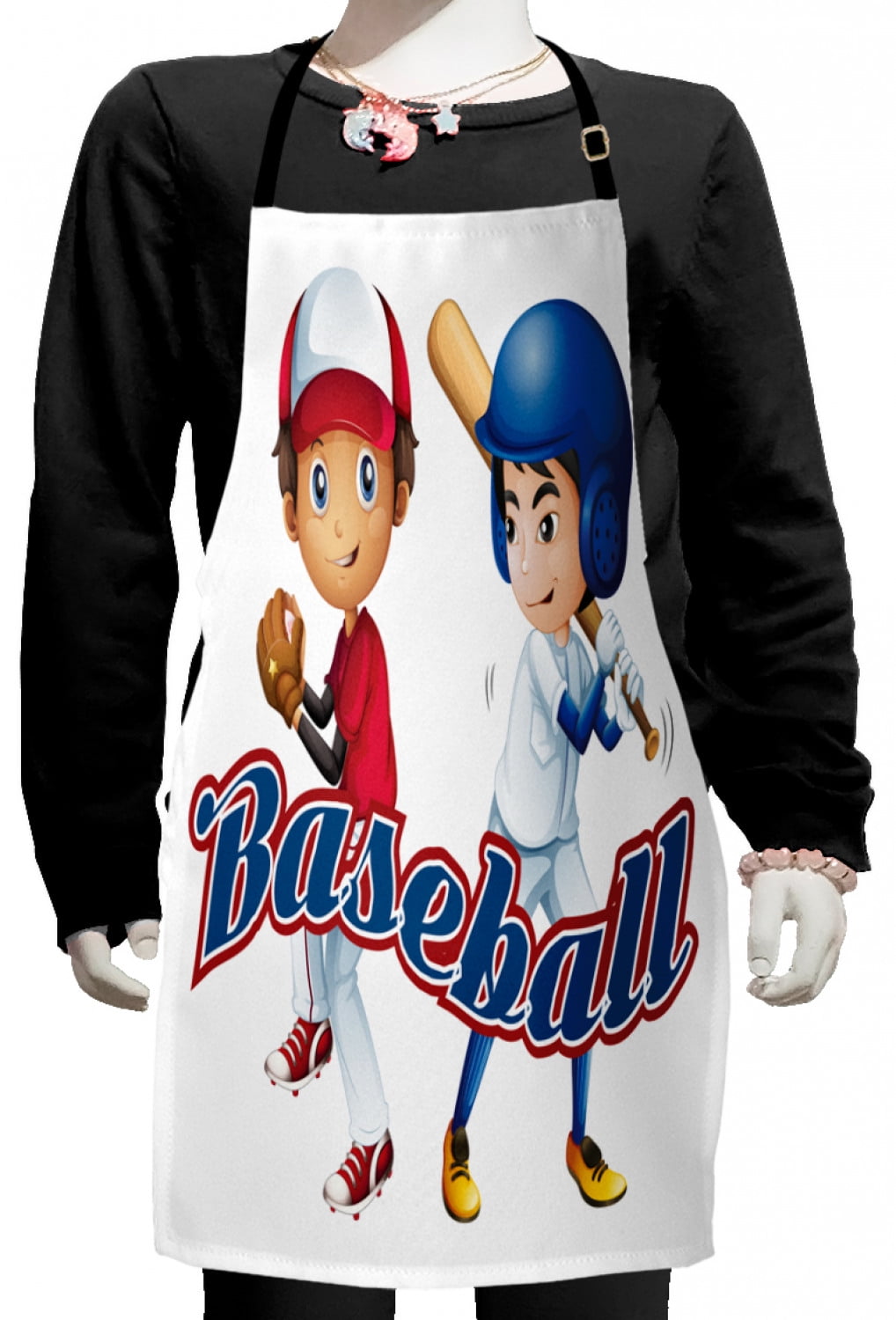 Sports Kids Apron, Baseball Player Boys Pitching Champions Winner ...