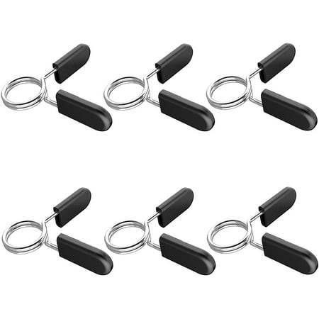 Spring Clamp Collars, 6 Pcs 28Mm Dumbbell Clamps Weights Barbell ...