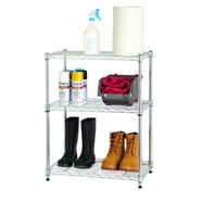 Internet's Best 3-Tier Mini Wire Utility Shelving - Silver - Walmart.com