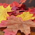 Artificial Fall Maple Leaves Decor 200pcs - Mixed Color Faux Maple Leaf ...