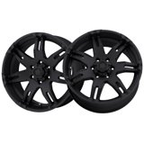 17" Black Gauntlet 237/238 Wheel by Ultra Wheel 237-7983B - Walmart.com