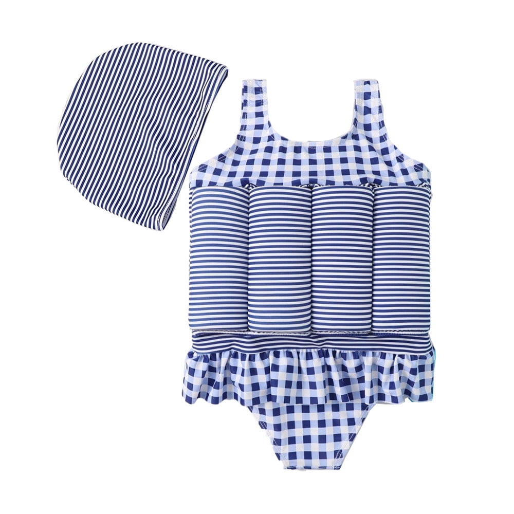 Kids Summer Buoyancy Conjoined Swimsuit Removable Floating Swimsuit ...