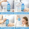 Maoever Neti Pot 300ml Sinus Rinse Bottle with Saline Packets, Blue ...