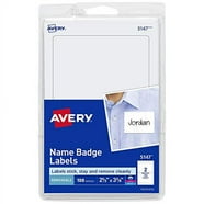 Avery Repositionable Address Labels, Repositionable Adhesive, 1" x 2-5/ ...