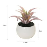 sunsanly Artificial Plant Green Small Fake Potted Plant Table Ornament ...