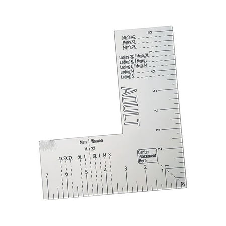 T Shirt Ruler,Left Chest Signs Placement Tool for ,Acrylic T Shirt ...