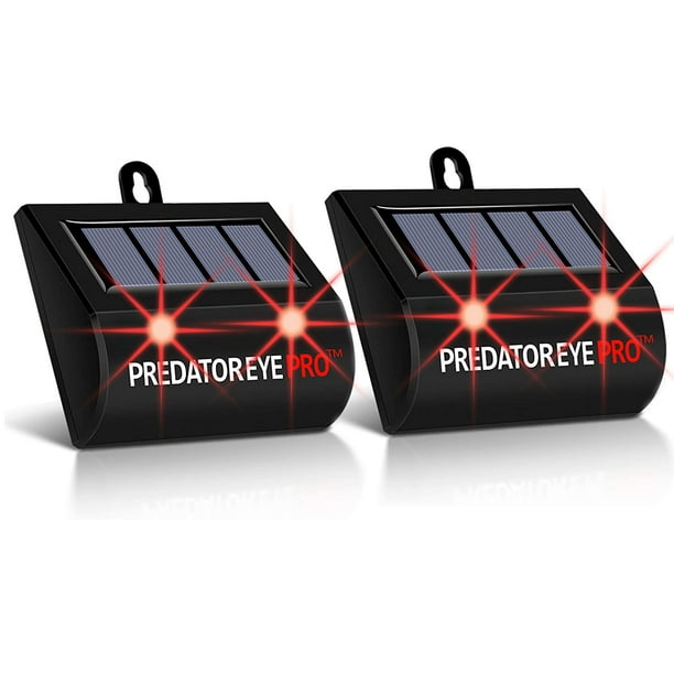 Predator Eye PRO, Solar Powered Ultrasonic Predator Light Animal ...