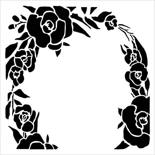 Easy Flower Stencil Designs