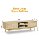 Urban Deco Classic Media Console Wood TV Stand,Entertainment center for ...