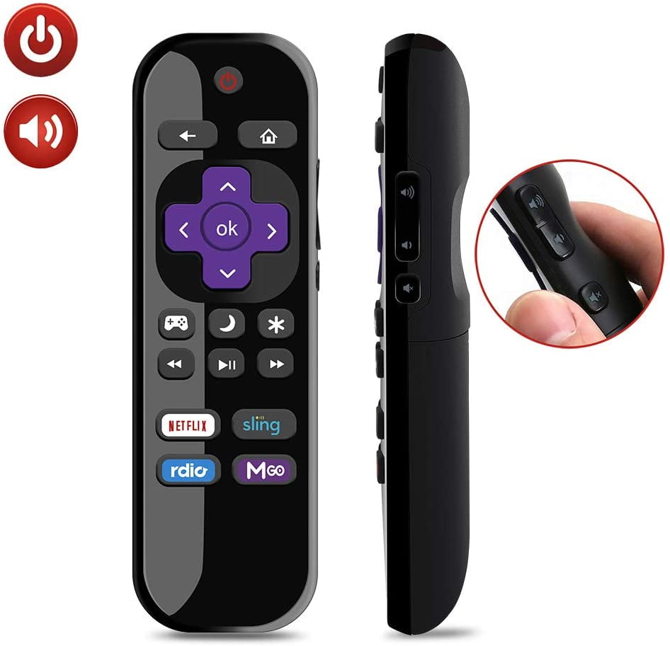Gvirtue NS-RCRUS-16 Remote Control for Insignia Roku TV NS-40DR420NA16 ...